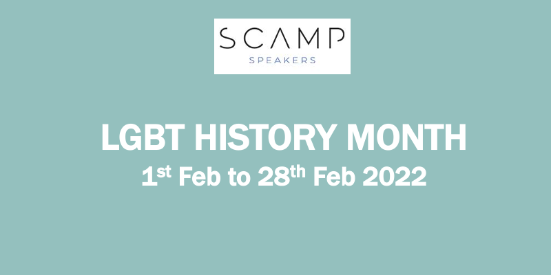 Lgbt History Month 2022 Inspirational Speakers Scamp Speakers